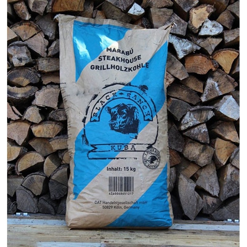 Sac Carbune MARABU Black Ranch, 15 kg