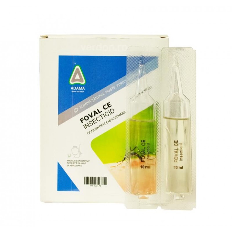 Insecticid FOVAL CE, 10 ml, KOLLANT, Muste, Tantari