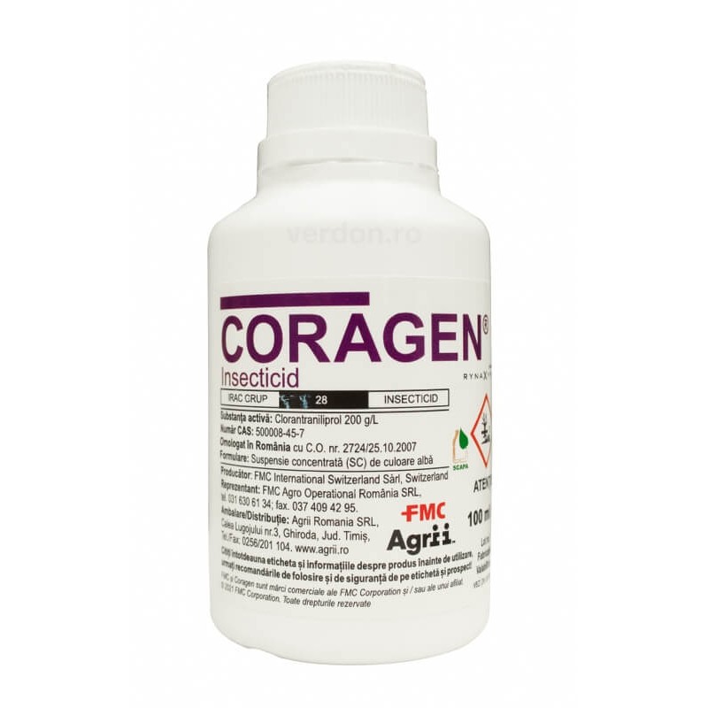 Insecticid CORAGEN, FMC, Contact, 100 ml