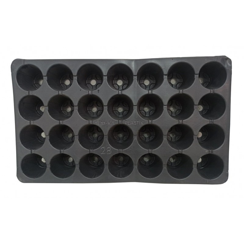 Tavite alveolare 28 celule rotunde, set 100 buc