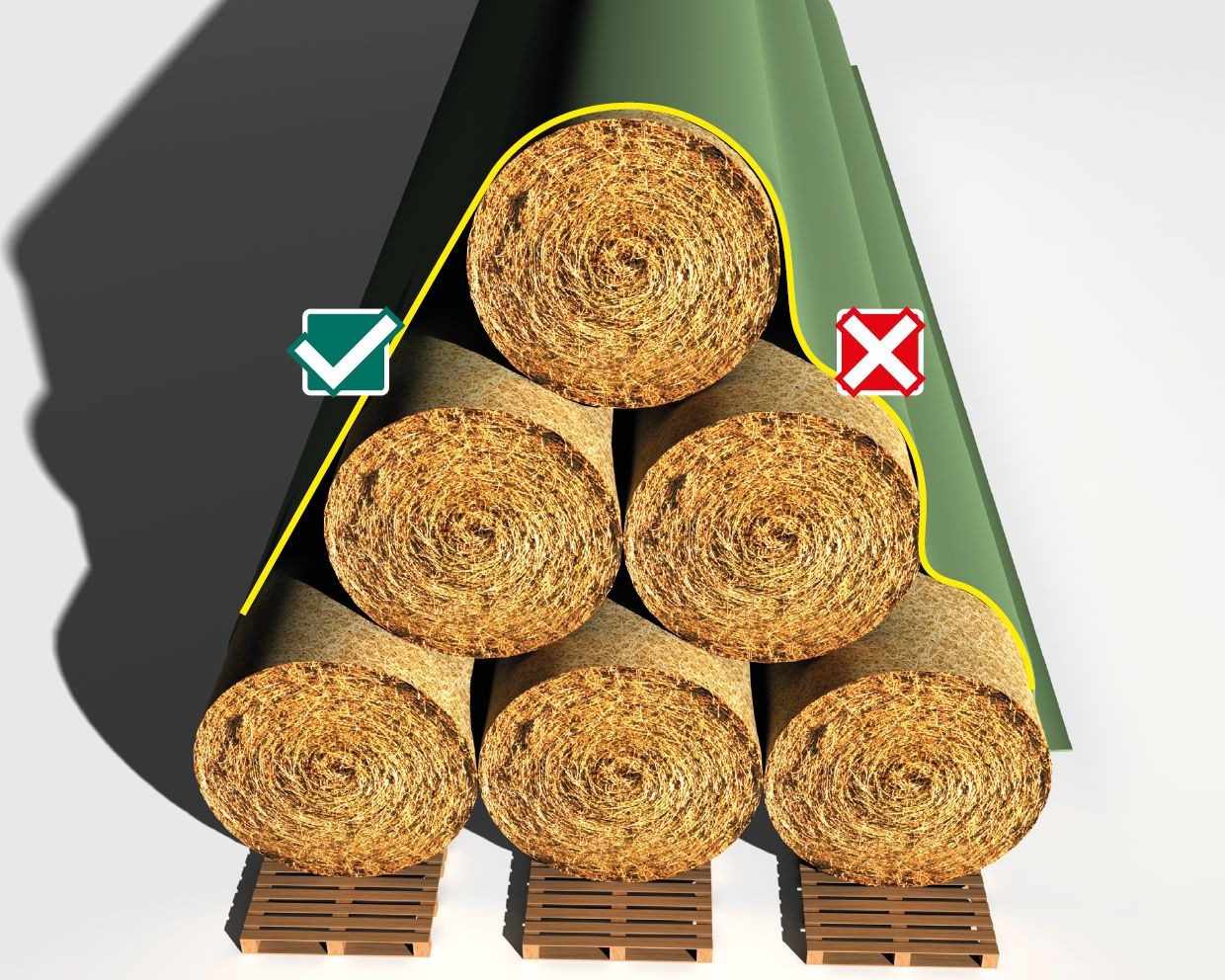 Prelata baloti BALE GUARD 12 x 25 m