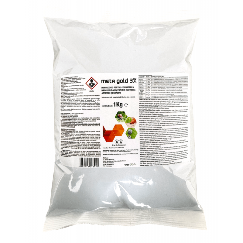 Moluscocid META GOLD - 1 kg, Contact, Ingestie, Sharda